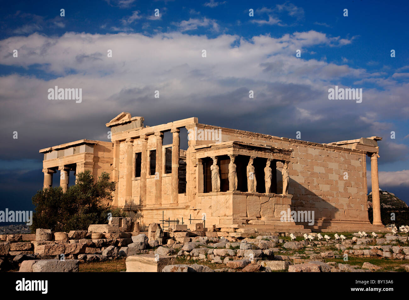 The Erechtheion (Erechtheum) with its famous Caryatids, is the second ...