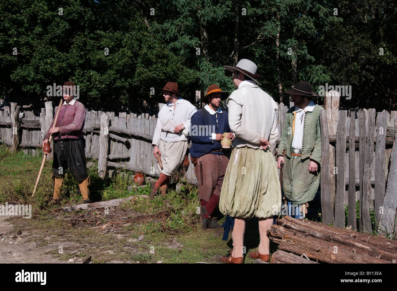 The Plimoth Plantation Museum in Plymouth Massachusetts where actors ...