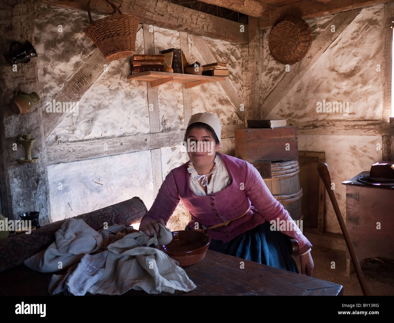 The Plimoth Plantation Museum in Plymouth Massachusetts where actors ...