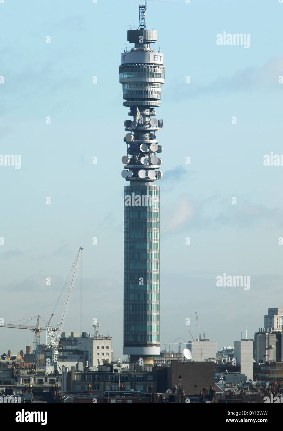 telecom tower post office tower Stock Photo - Alamy