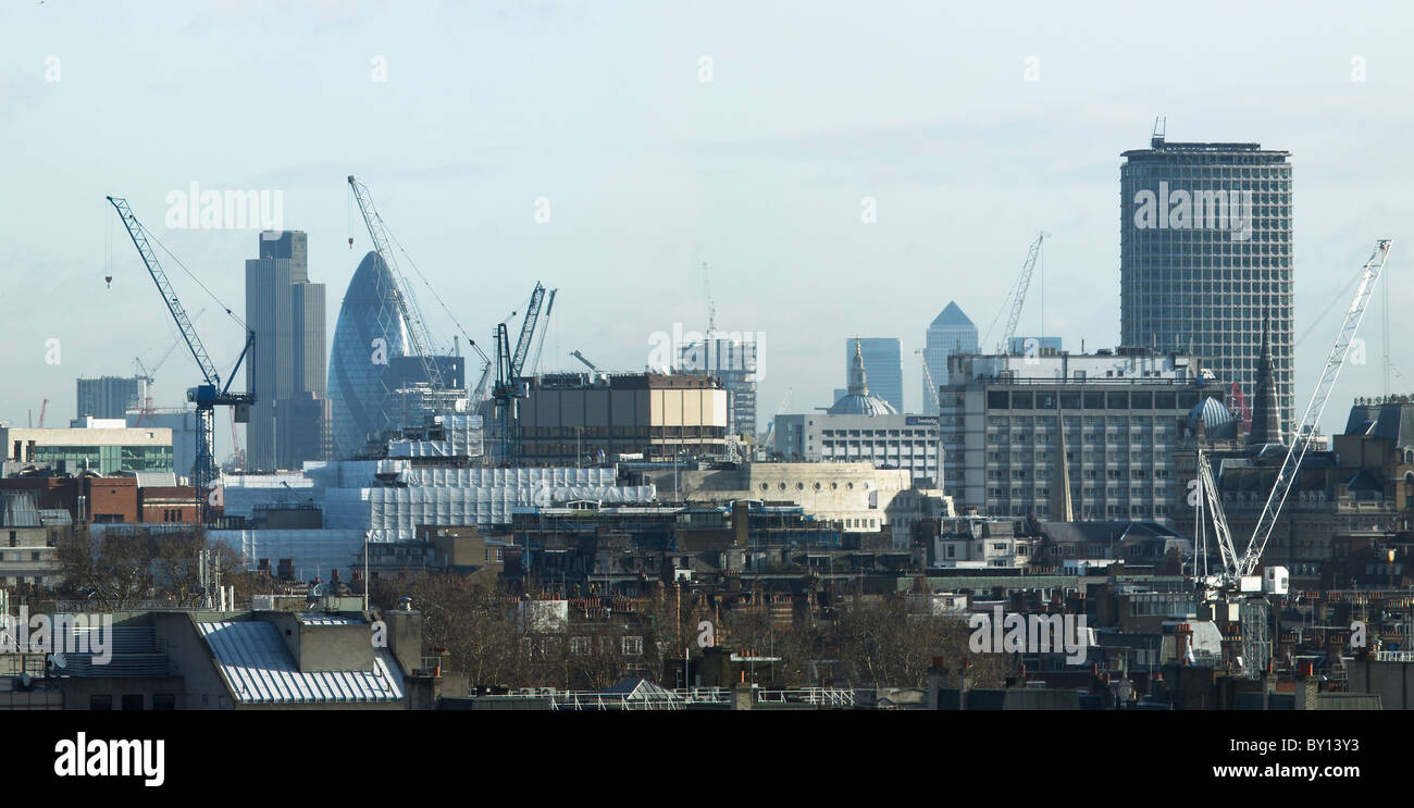 The gerkin london construction hi-res stock photography and images - Alamy