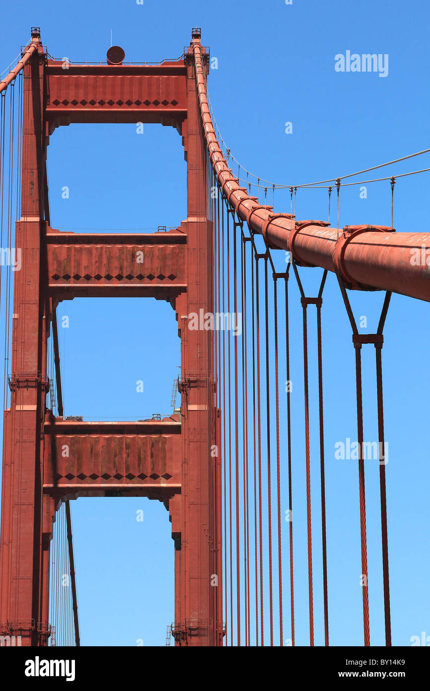 SOUTH TOWER GOLDEN GATE BRIDGE SAN FRANCISCO USA SAN FRANCISCO USA 06 ...