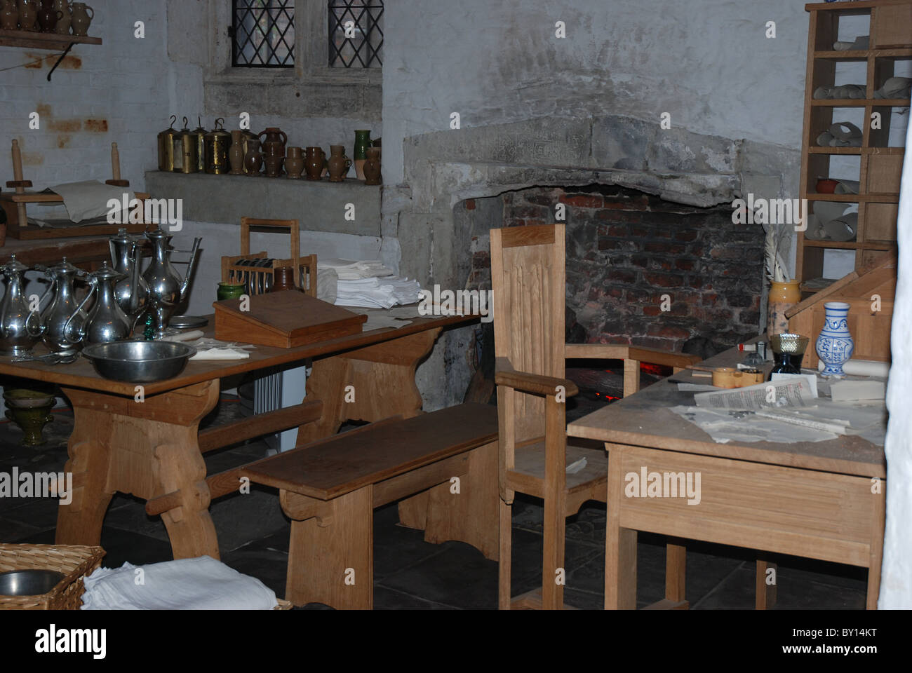 Henry VIII's Kitchen's, Hampton Court Palace, London Stock Photo - Alamy