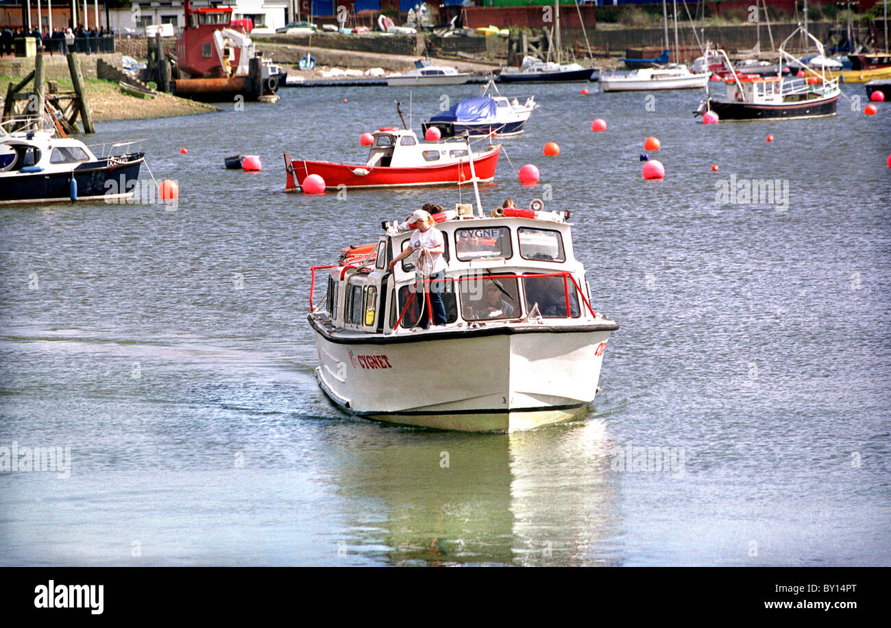 A Water Taxi, Cardiff Bay Stock Photo - Alamy