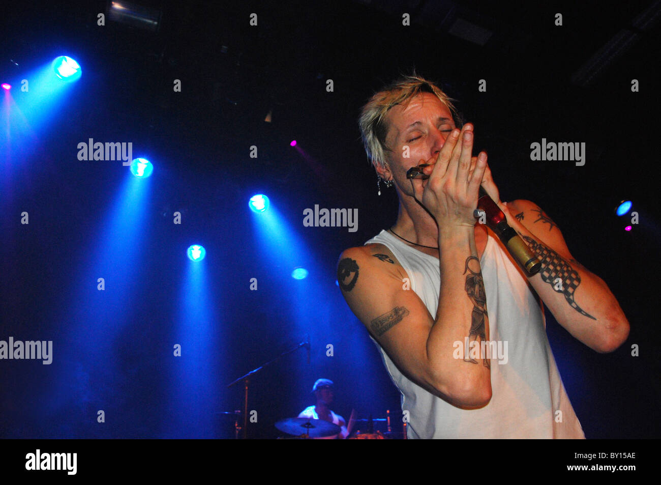 harmonica player Jason Ricci at The Bosuil, Weert Netherlands, December ...