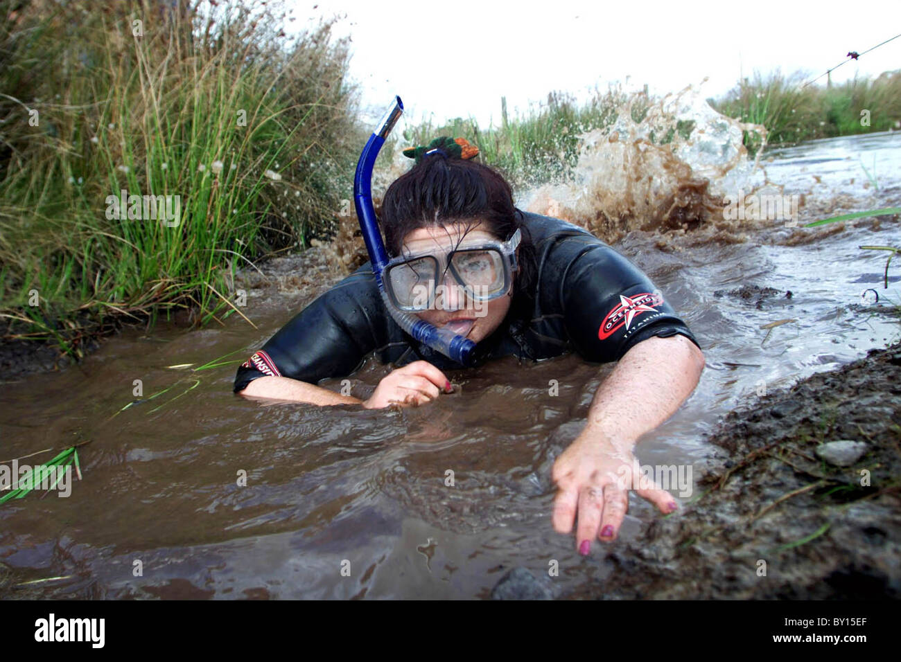 The Bog Snorkelling World Championships, Llanwrtyd Wells, Mid Wales ...
