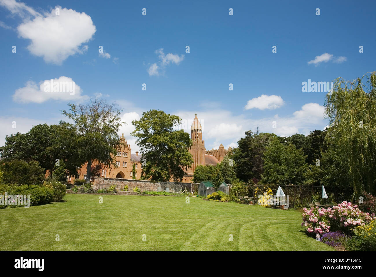 Quarr Abbey, Isle of Wight, Hampshire, England Stock Photo - Alamy