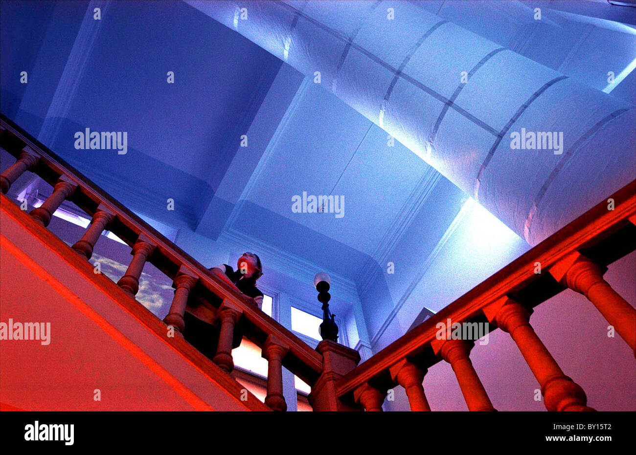 Modern Art Installation, Old Library, Cardiff Stock Photo - Alamy