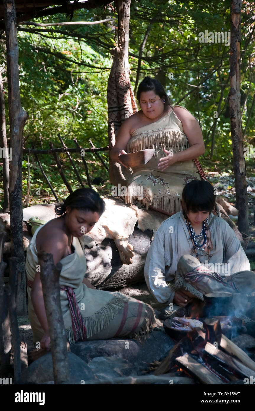 The Plimoth Plantation Museum in Plymouth Massachusetts where actors ...