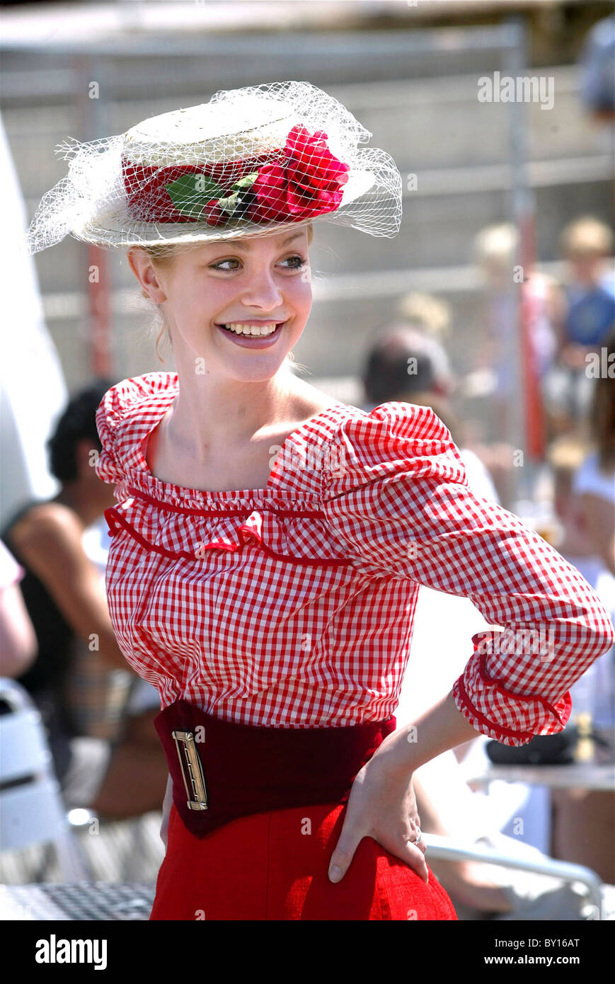A French dancer at the International Food and Drink Festival, Cardiff ...