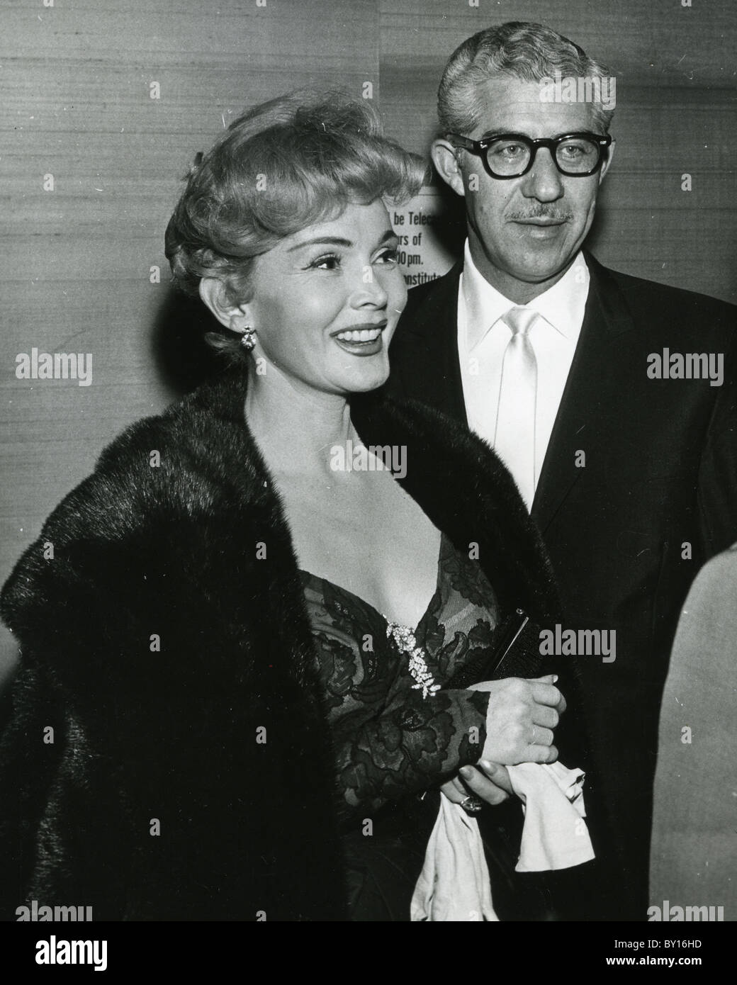 ZSA ZSA GABOR Hungarian-American film actress with Harry Karl about ...