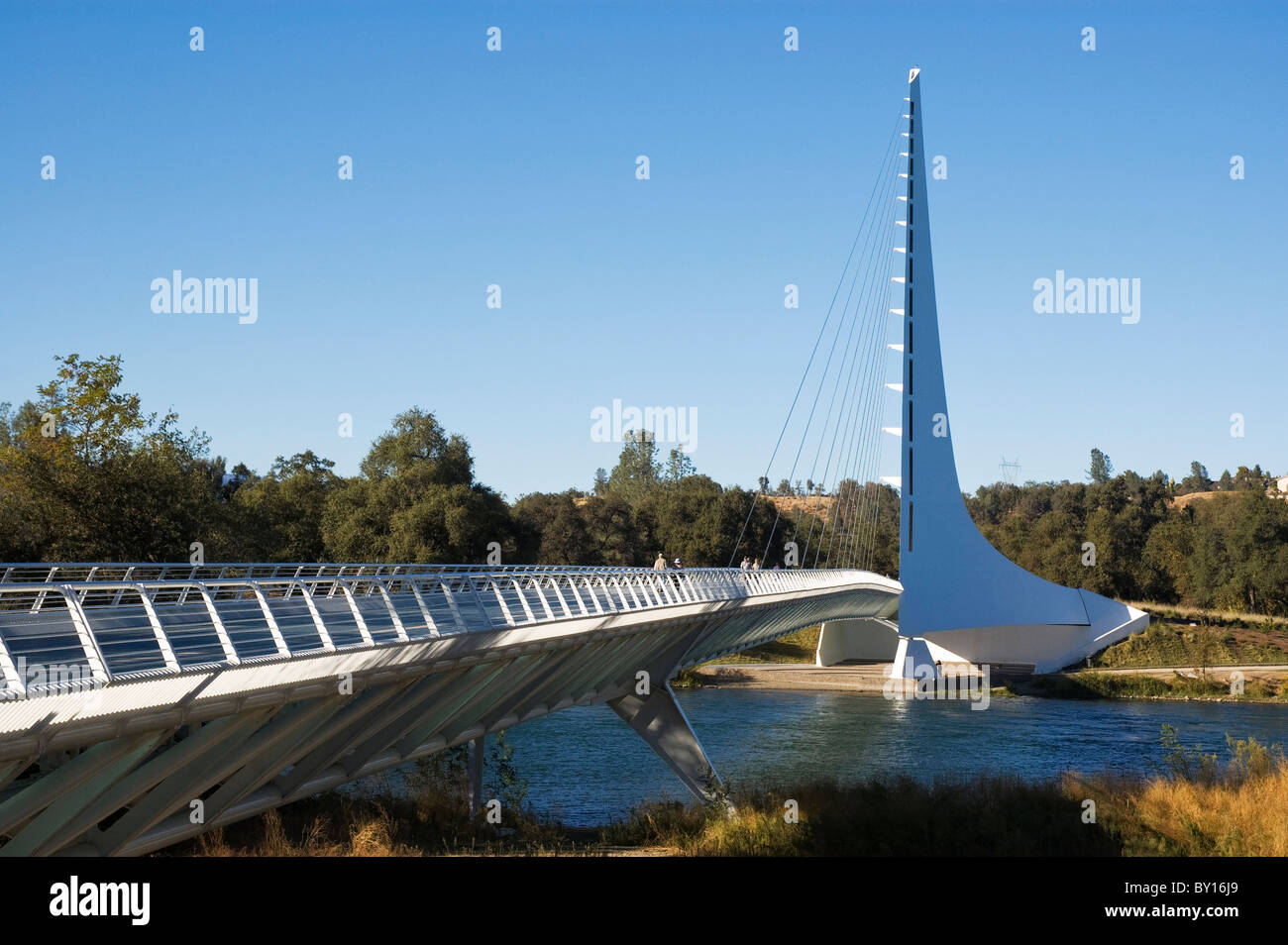 Elk238-X014 California, Redding, Sundial Bridge Stock Photo - Alamy