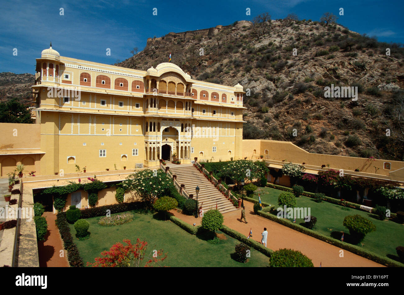 Samode Palace Hotel, Jaipur, Rajasthan, India Stock Photo - Alamy