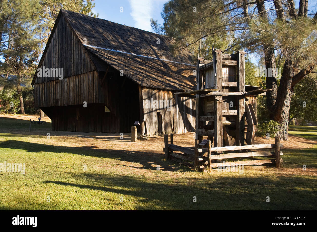Elk238-X078 California, Redding, Shasta State Historic Park, gold rush ...