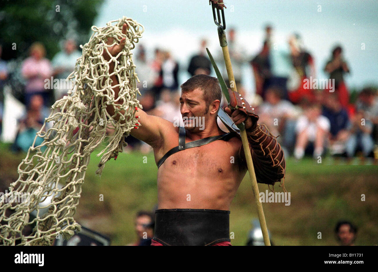 Roman Reenactment, Caerleon Amphitheatre Stock Photo - Alamy
