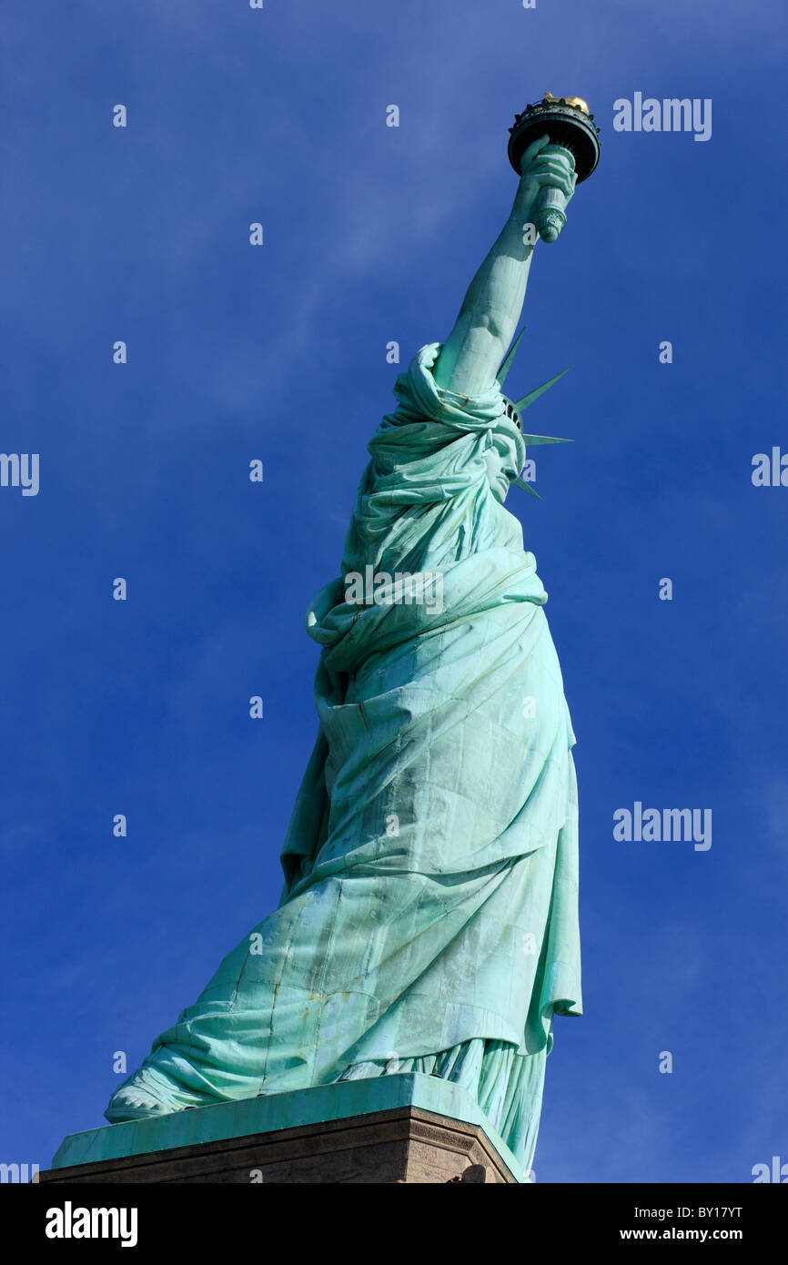 The Statue of Liberty on Liberty Island, New York City, United States ...