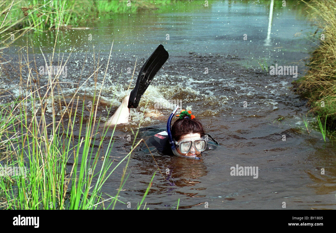 The Bog Snorkeling World Championships, Llanwrtyd Wells, Mid Wales ...