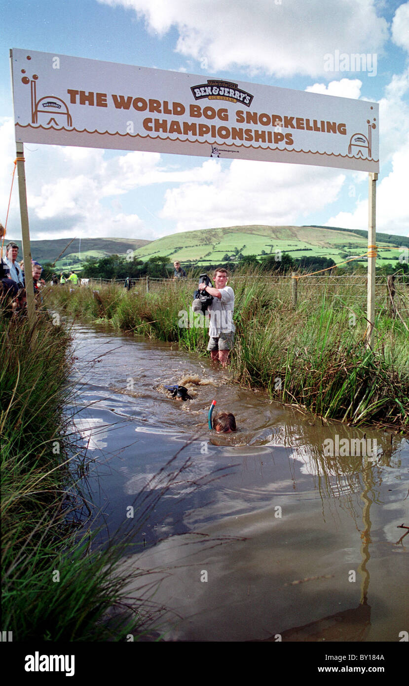 The Bog Snorkeling World Championships, Llanwrtyd Wells, Mid Wales ...