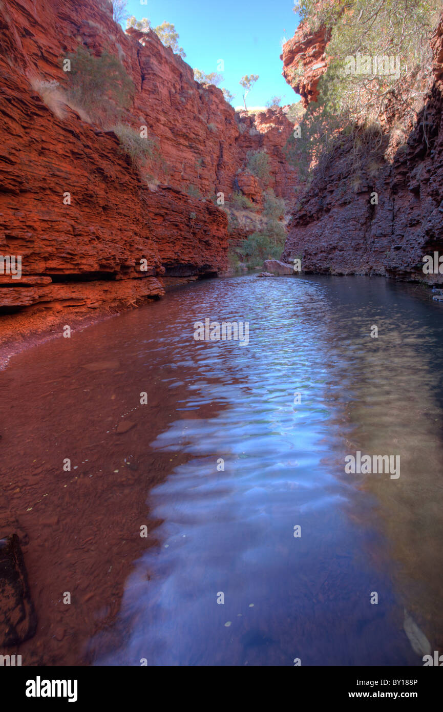 Waterhole in Weano Gorge, Karilini National Park, Pilbara, Western ...