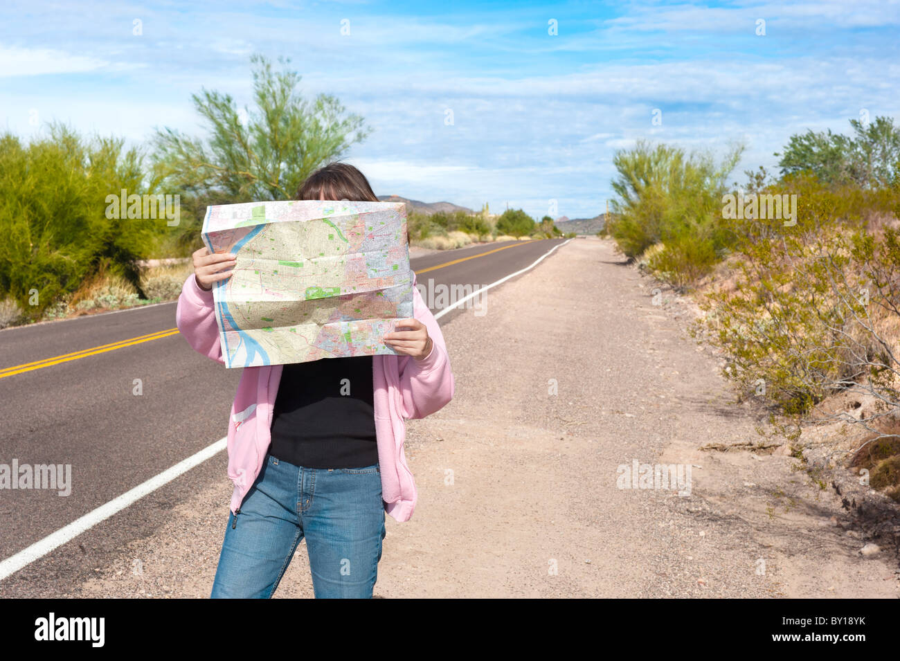 Remote map hi-res stock photography and images - Alamy