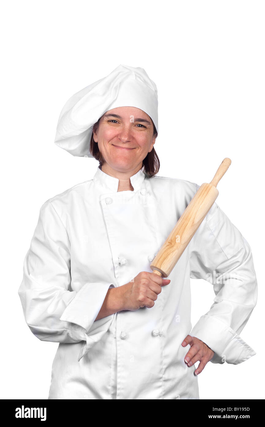White chefs coat hi-res stock photography and images - Alamy