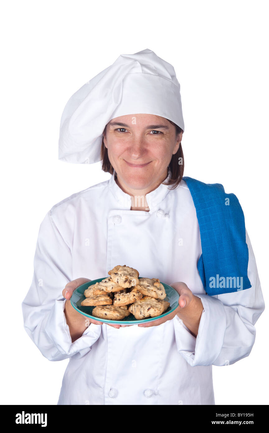 Chef showing off plate hi-res stock photography and images - Alamy