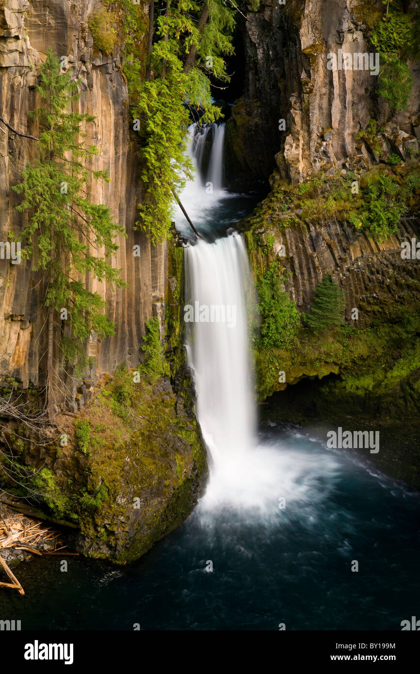 Tokatee Falls in the southern Oregon cascades, USA Stock Photo - Alamy