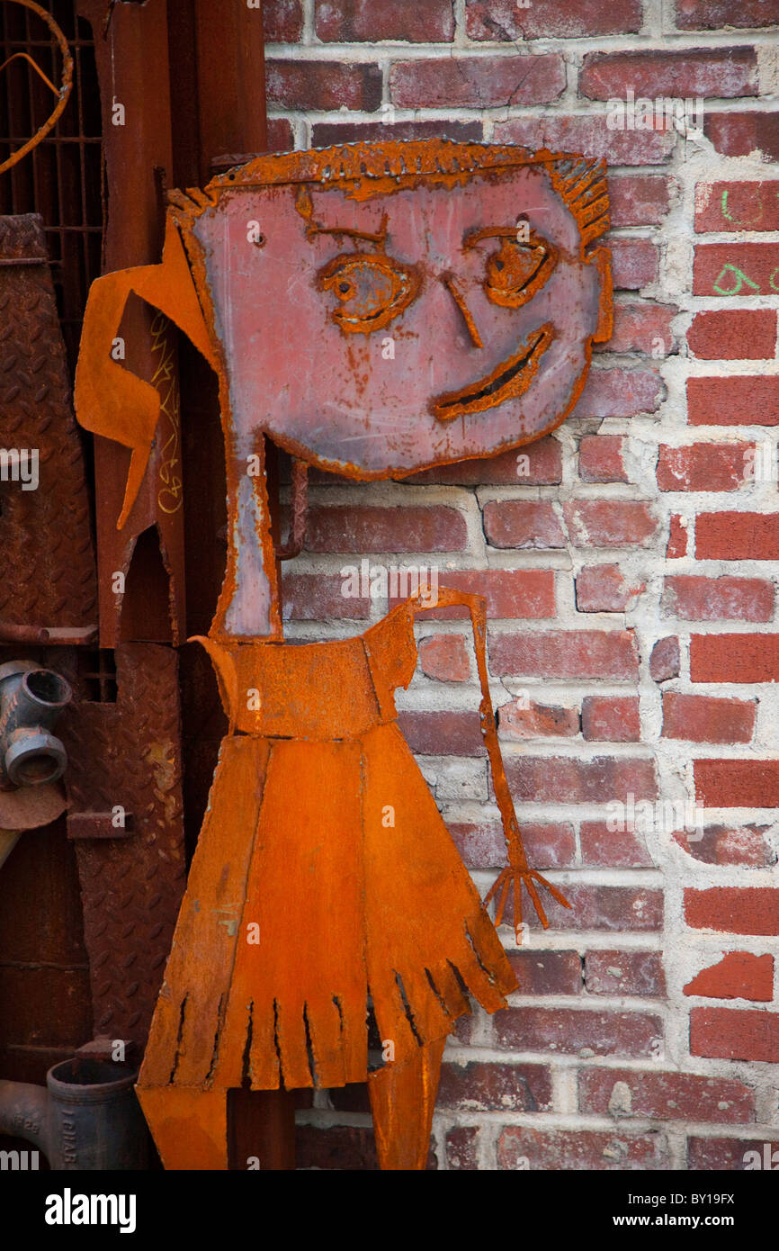 rusted metal sculpture Stock Photo - Alamy