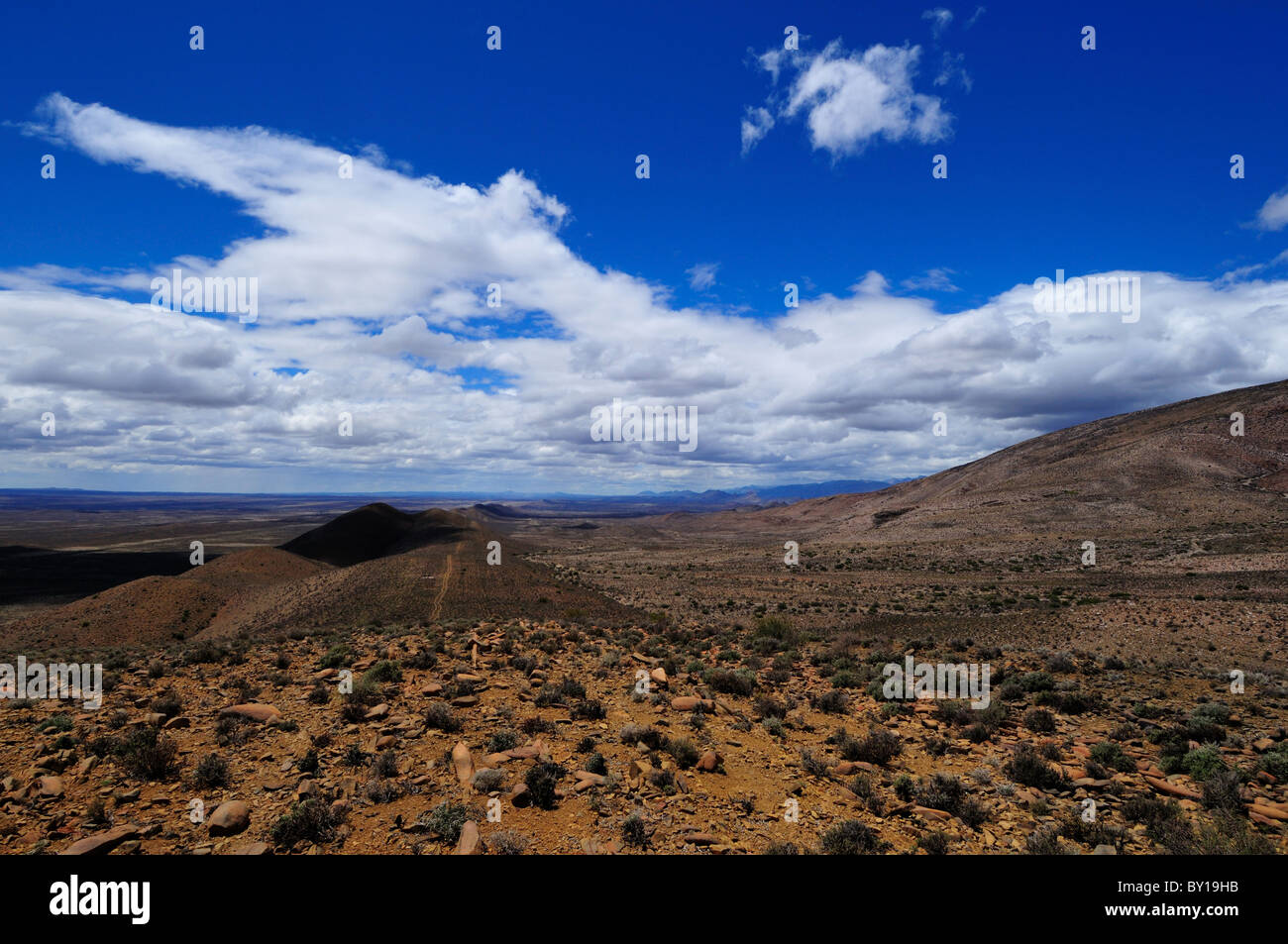 Desert landscape of Karoo basin. South Africa Stock Photo - Alamy