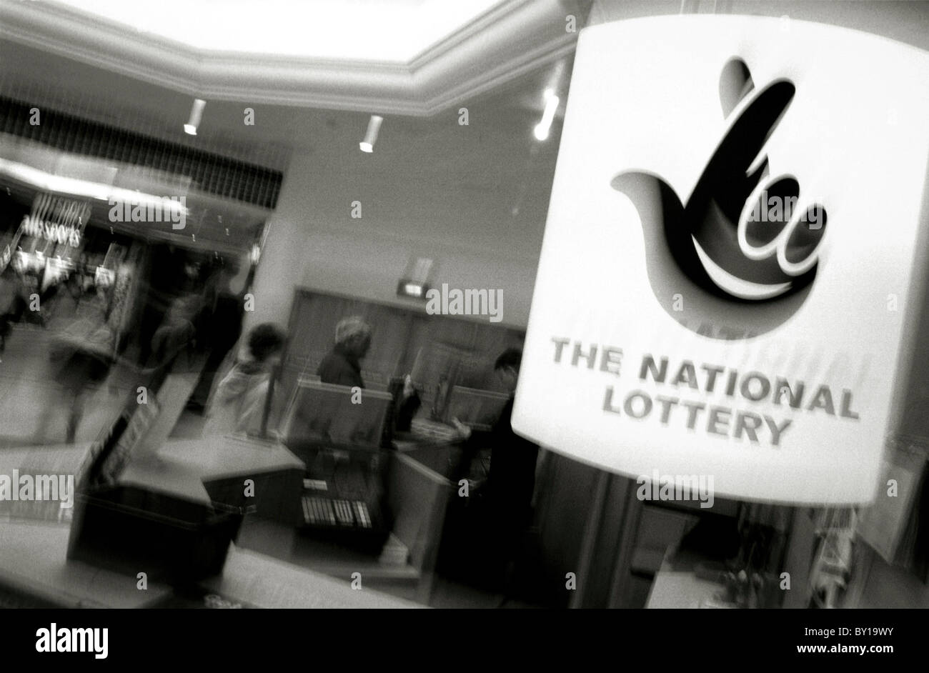 National lottery sign hi-res stock photography and images - Alamy