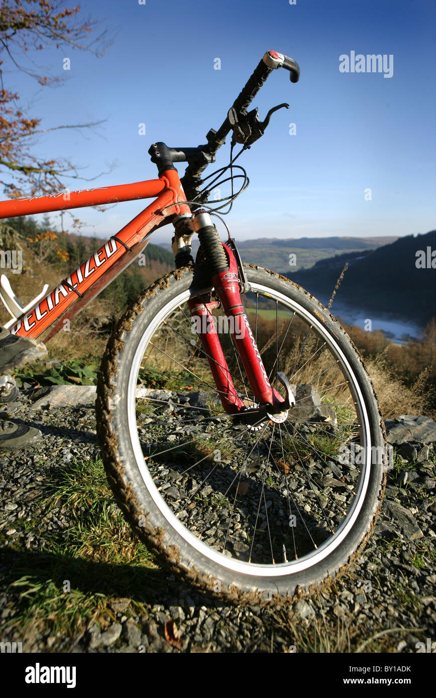 Penmachno bike trails hi-res stock photography and images - Alamy