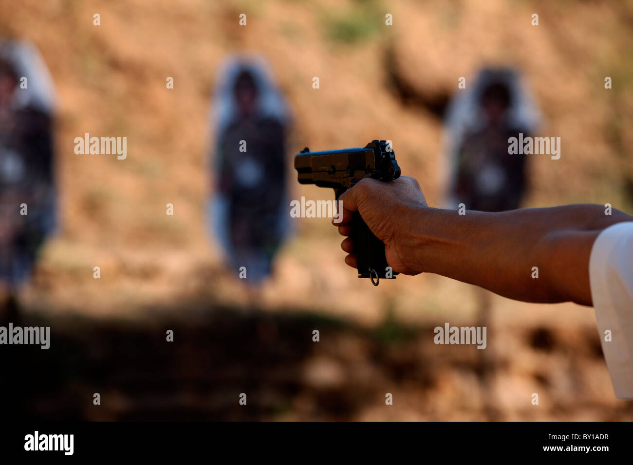 Aiming the target Stock Photo - Alamy