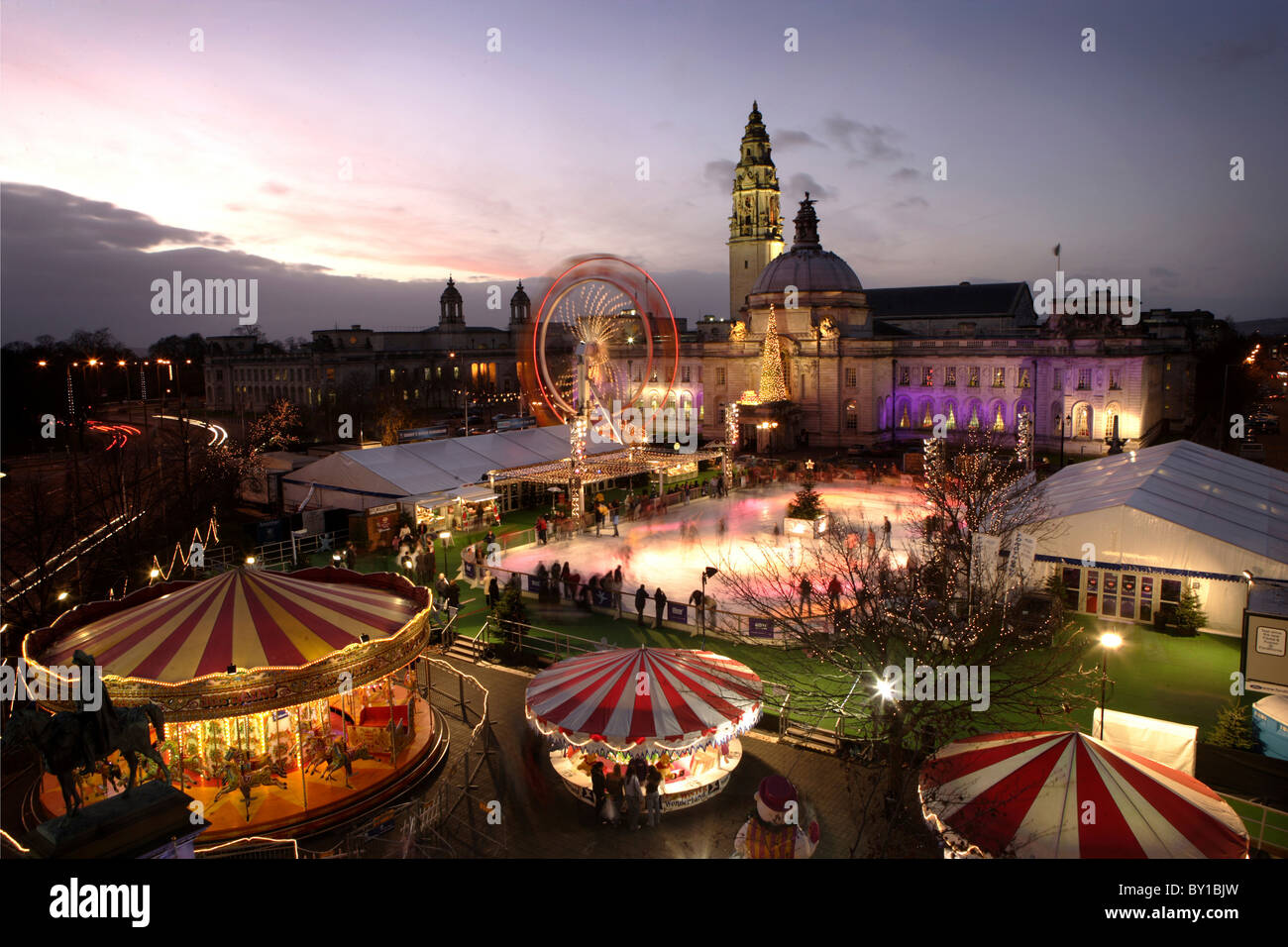 Cardiff winter wonderland hi-res stock photography and images - Alamy