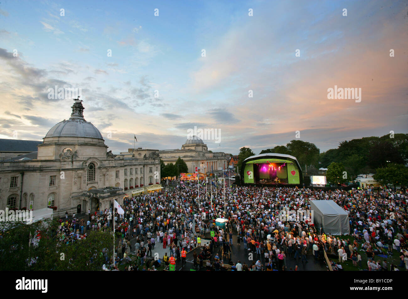 The Big Weekend in Cathays Park, Cardiff Stock Photo - Alamy
