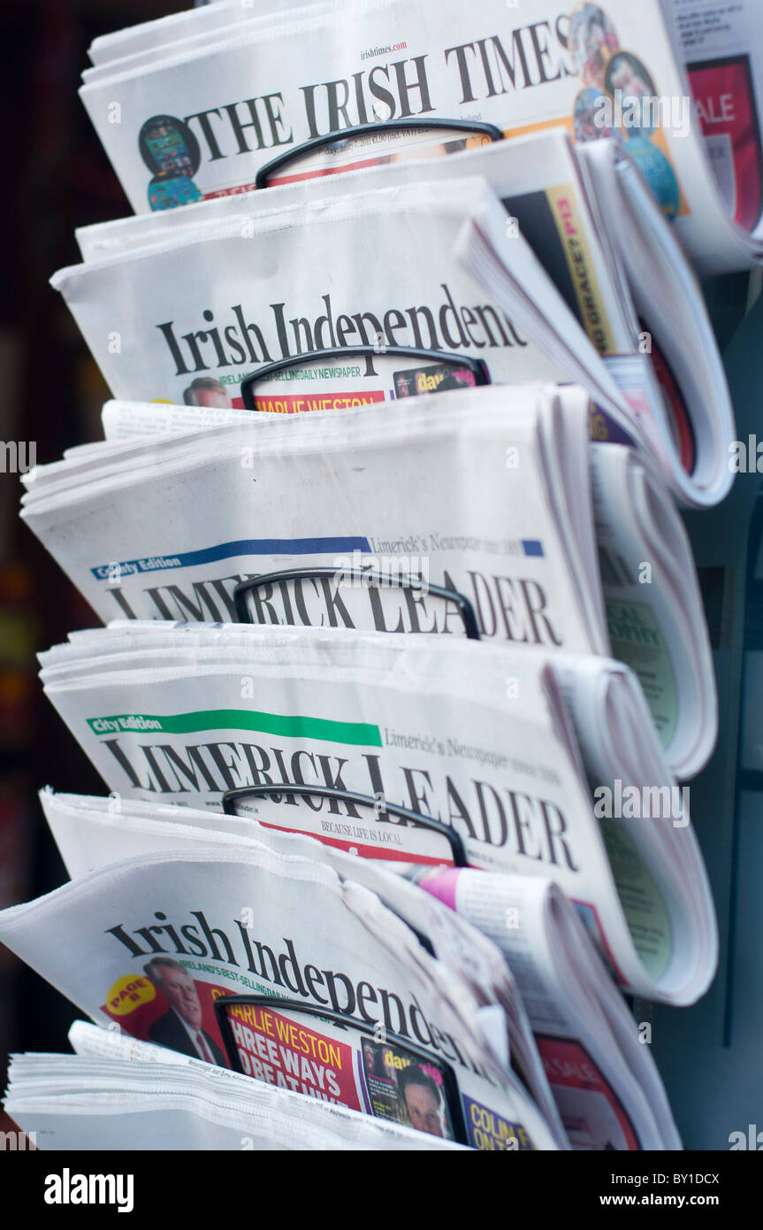 Irish independent paper hi-res stock photography and images - Alamy