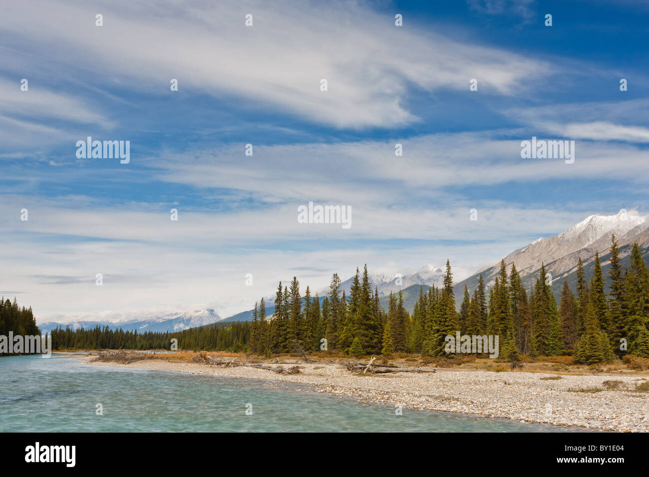 Simpson River, Kootenay National Park, British Columbia, Canada Stock ...