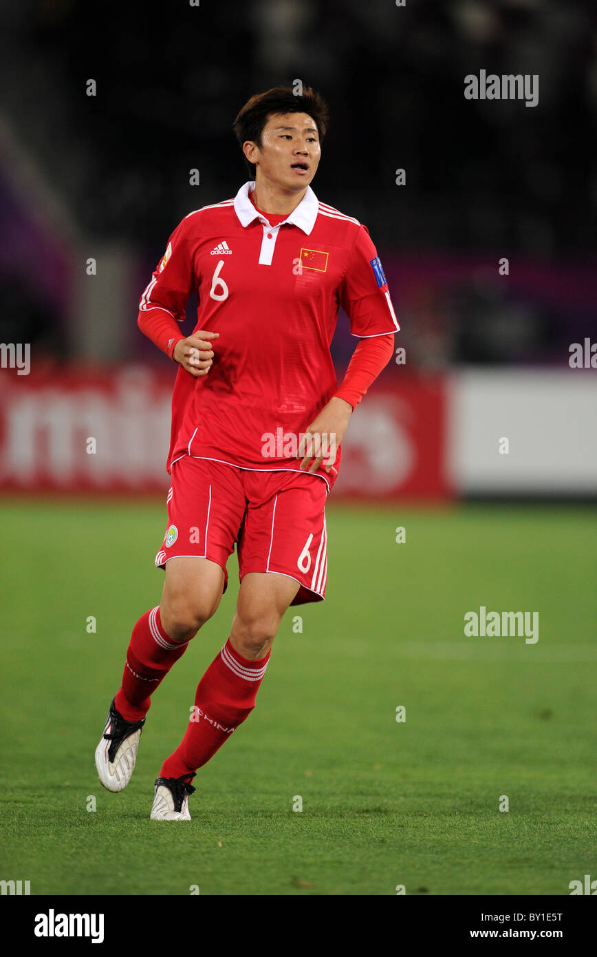 Zhou Haibin of China Soccer - Asian Cup 2011 - Group A - China v Qatar ...