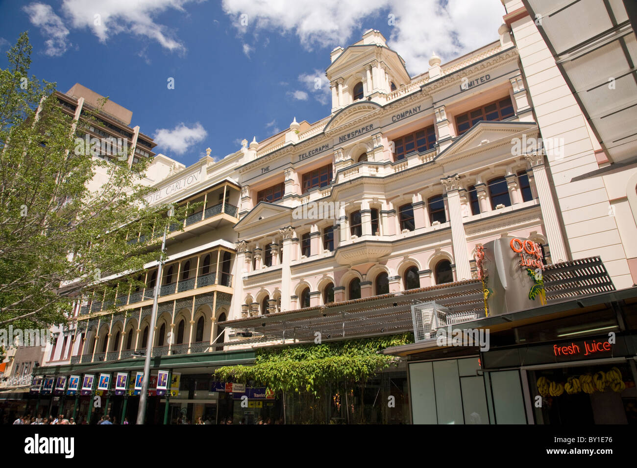 queen street in brisbane queensland australia Stock Photo - Alamy