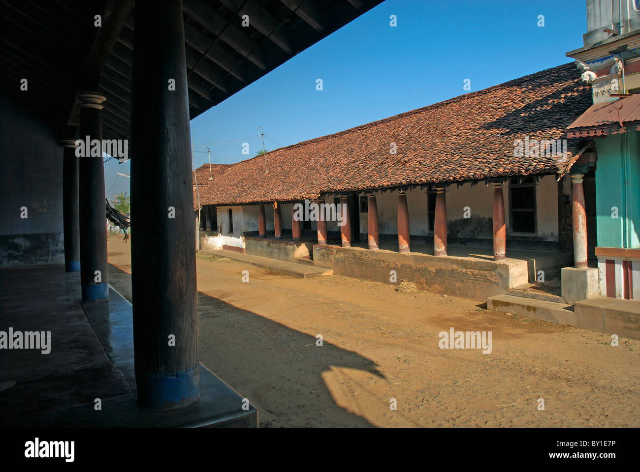 AGRAHARAM IN KONERIRAJAPURAM NEAR KUMBAKONAM TAMILNADU Stock Photo - Alamy