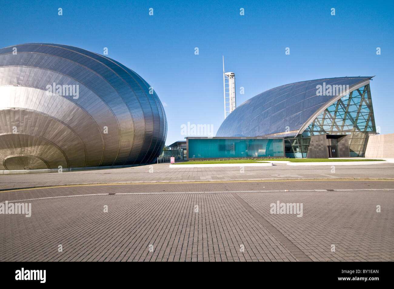 Modern buildings at Glasgow Science Centre Govan Glasgow Scotland Stock ...