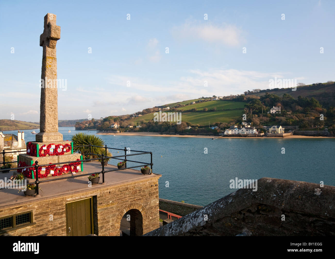 Salcombe War Memorial Stock Photo - Alamy