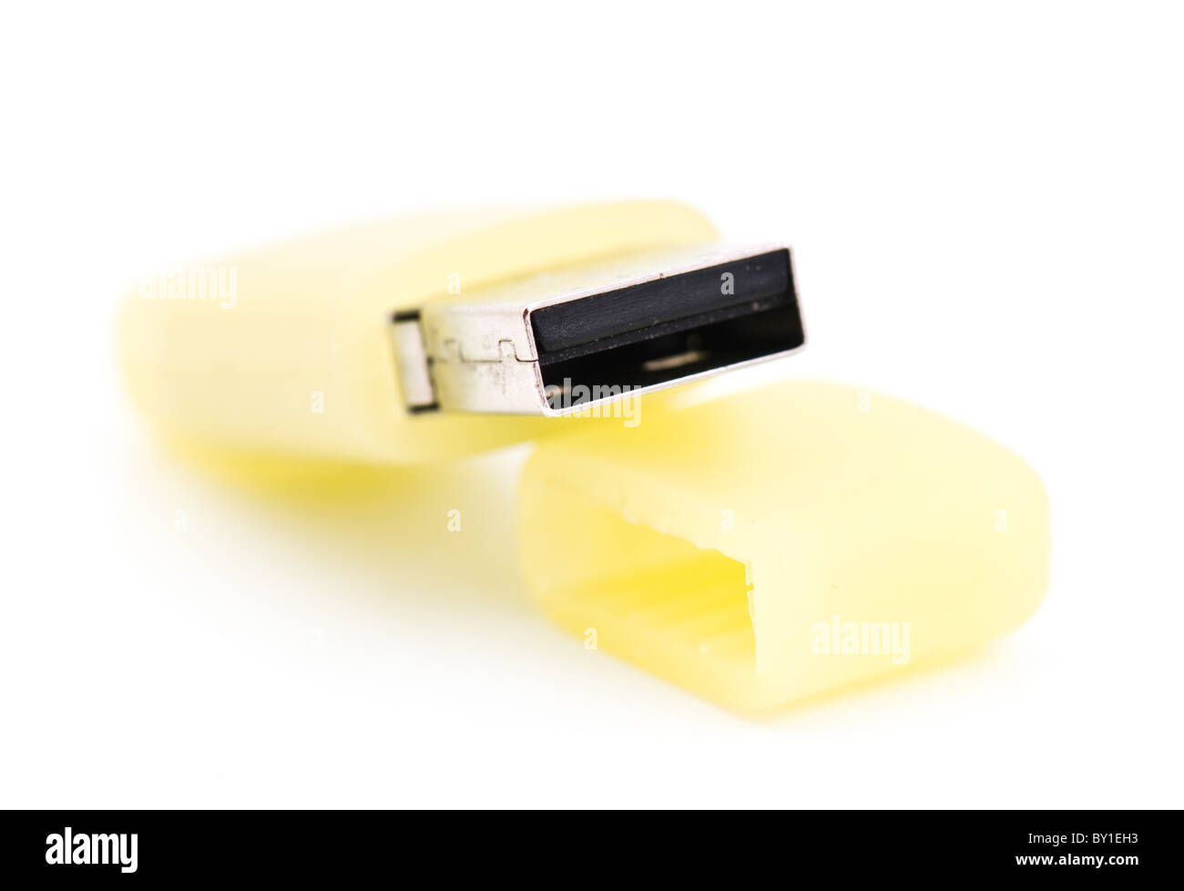 Usb flash drive on white Stock Photo - Alamy