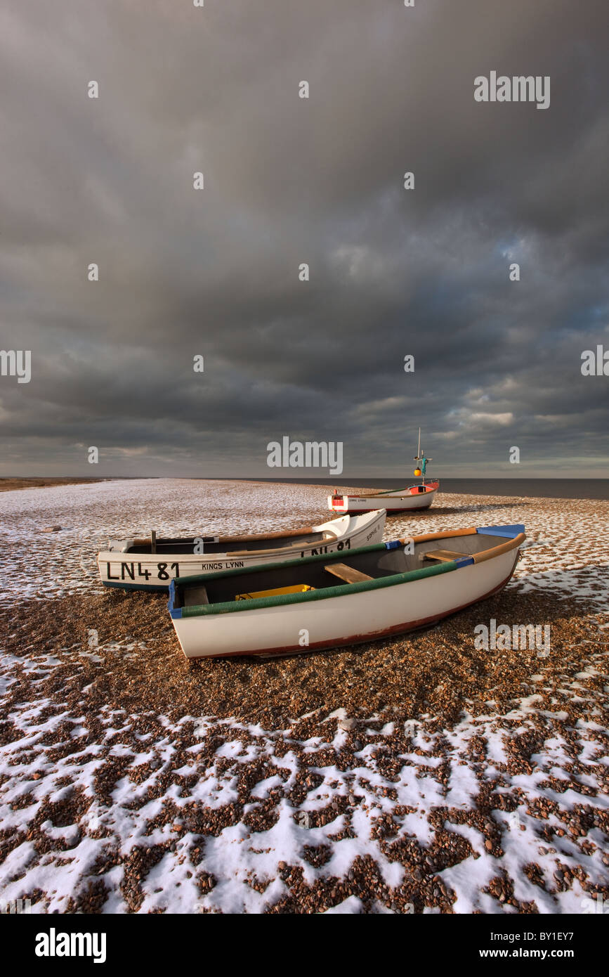 Winter north norfolk coast sky hi-res stock photography and images - Alamy