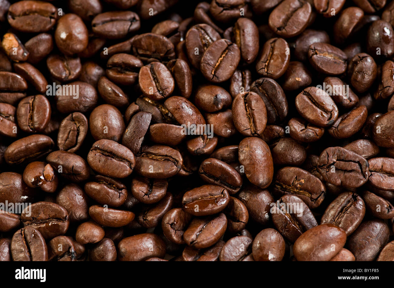 coffee beans texture Stock Photo - Alamy