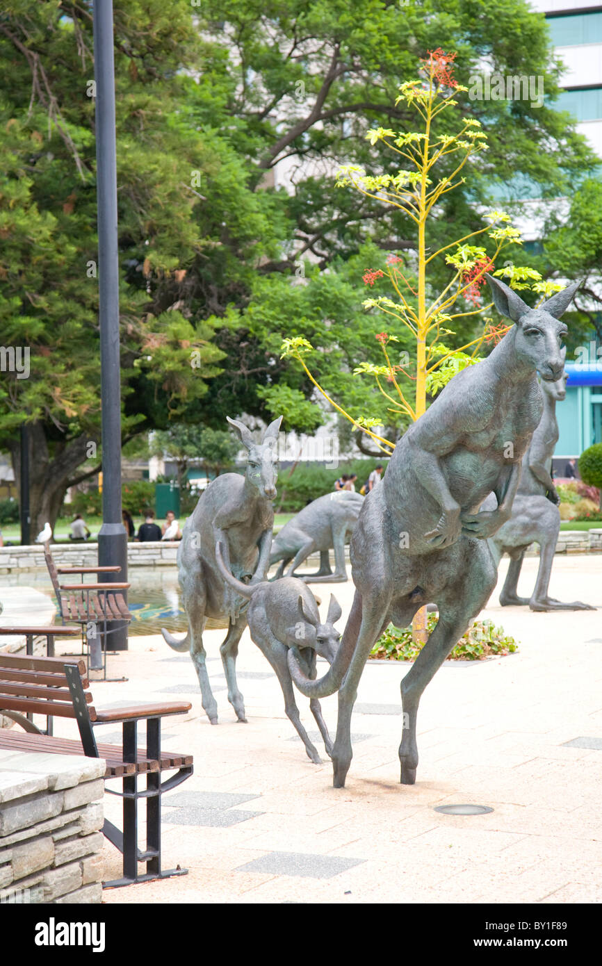 Kangaroo Statue Australia High Resolution Stock Photography and Images ...