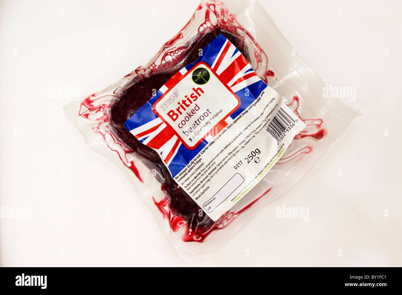British cooked beetroot in sealed plastic packaging Stock Photo - Alamy