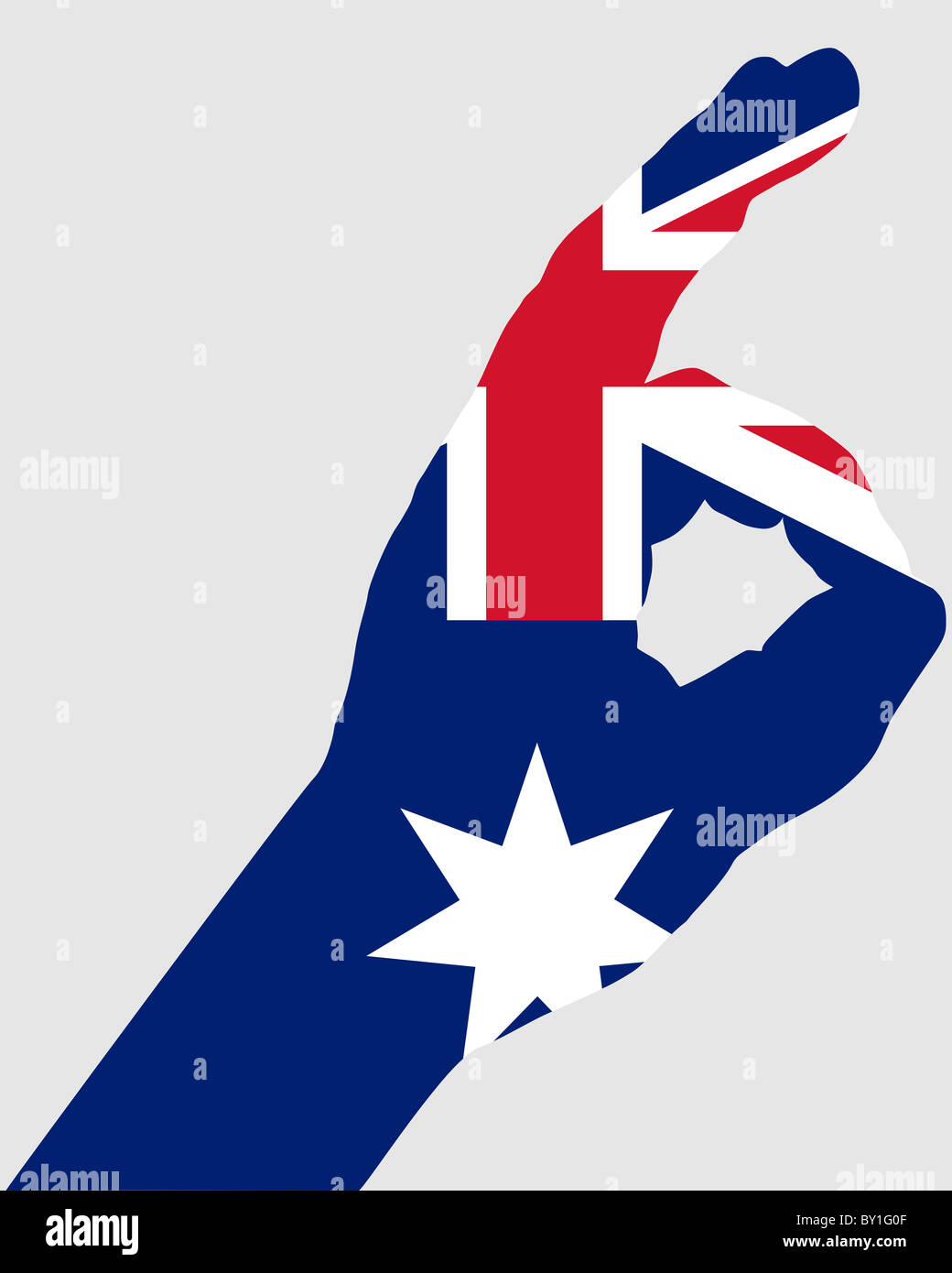 Australian hand signals Stock Photo - Alamy