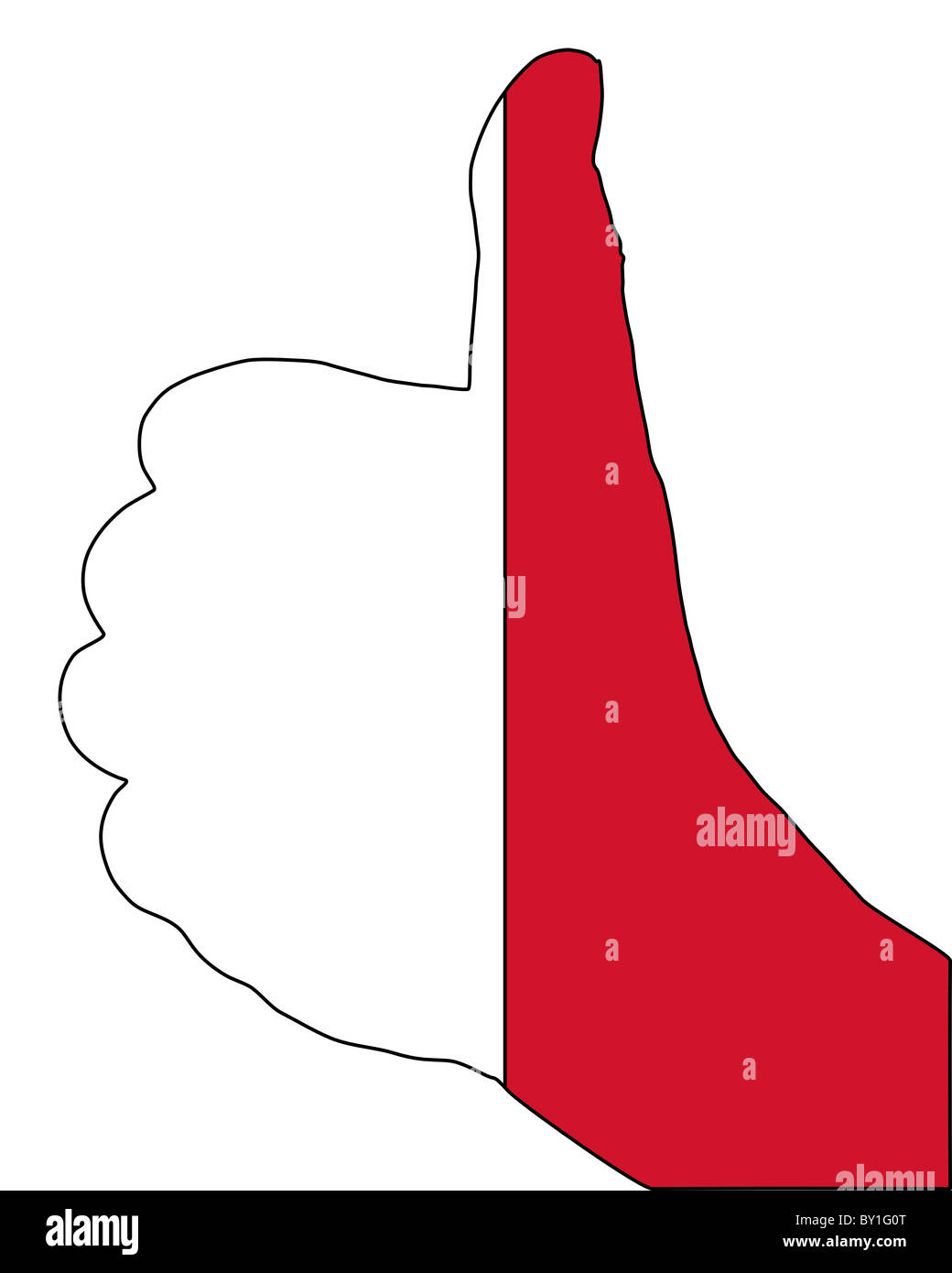 Malta hand signal Stock Photo - Alamy