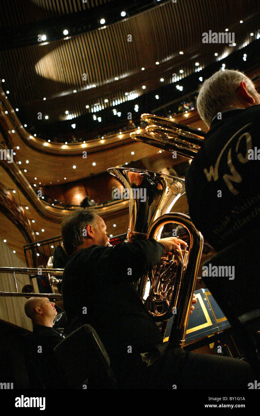 Welsh National Opera perform at the Wales Millennium Centre Stock Photo ...
