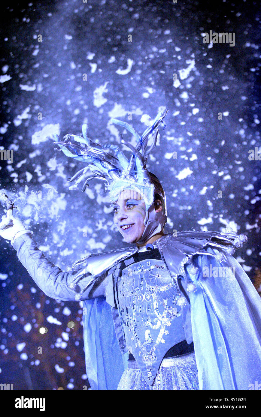 Ice Queen, Winter Wonderland, Cardiff Stock Photo - Alamy